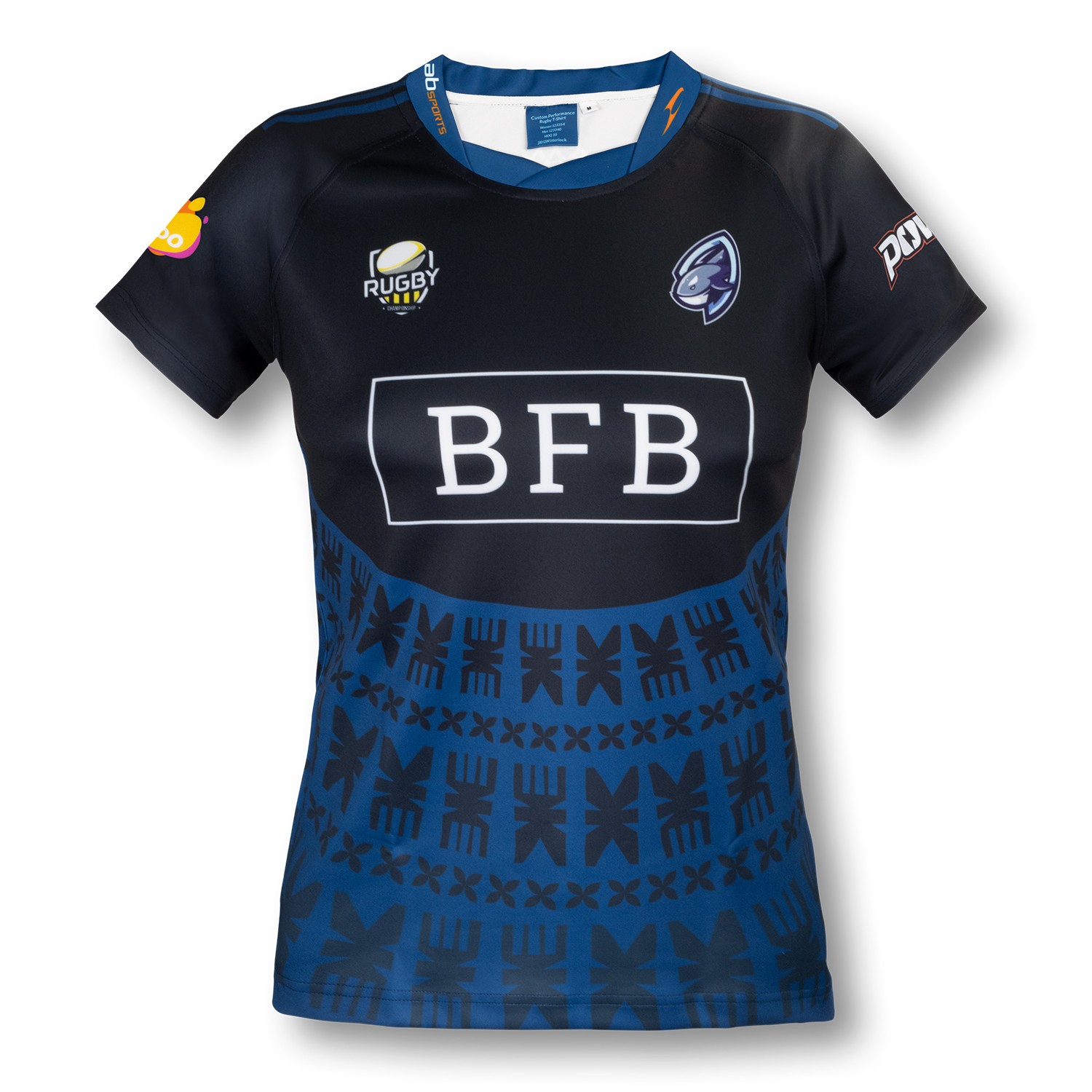 123354 - Custom Womens Performance Rugby T-Shirt | Event Elves